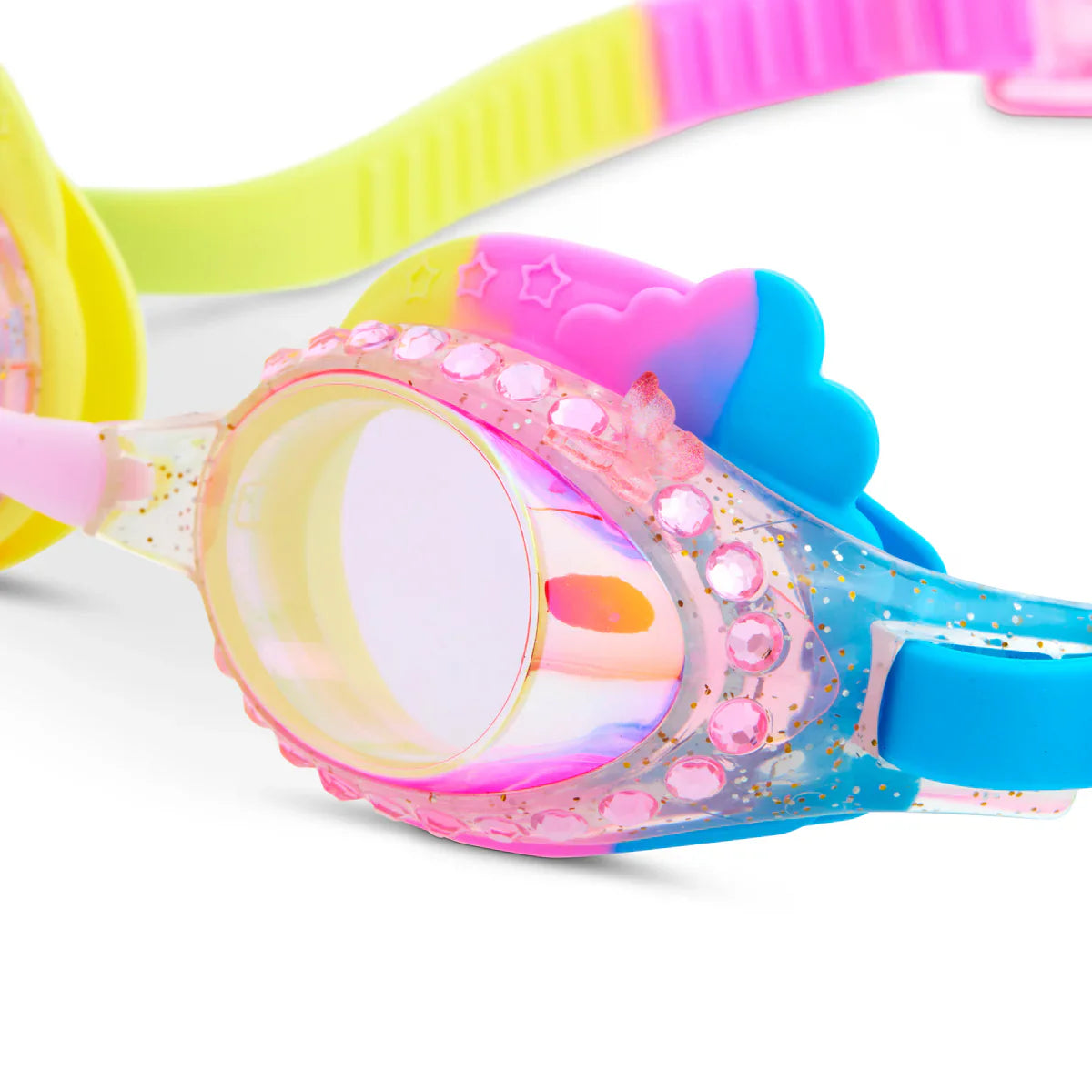 Bling2O Swim Goggles | Rainbow - Colourful Clouds | Laurie Claire Kids