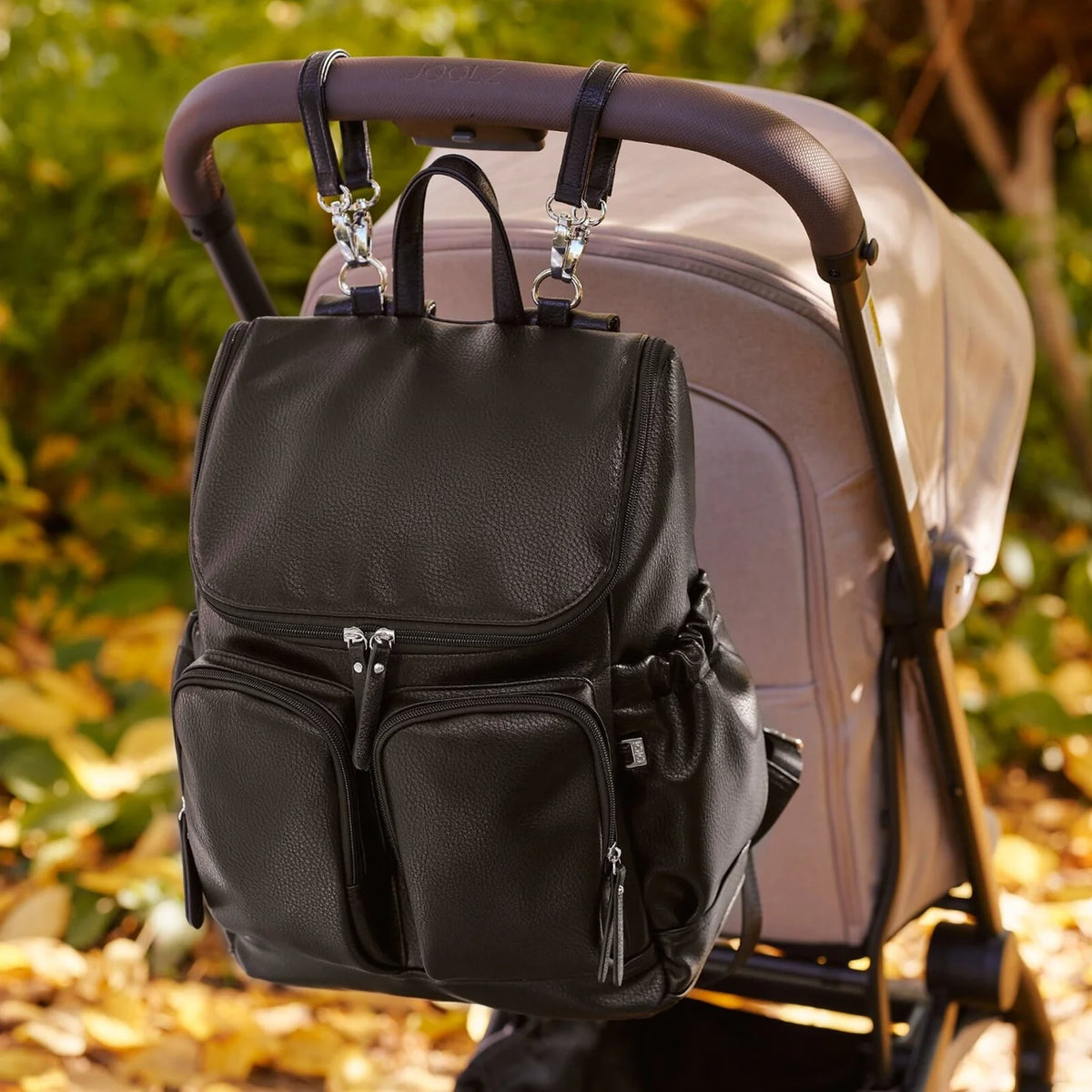 Black Dimple - Signature Nappy Backpack | Laurie Claire Kids
