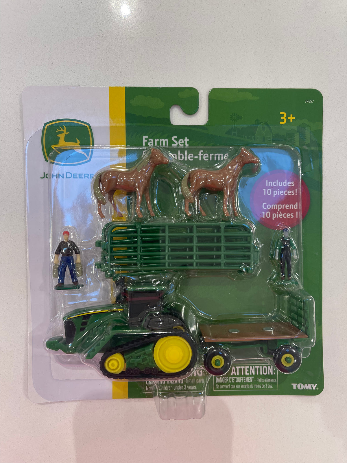 John Deere Toys 10 Piece Mini Farm Set - Green | Laurie Claire Kids
