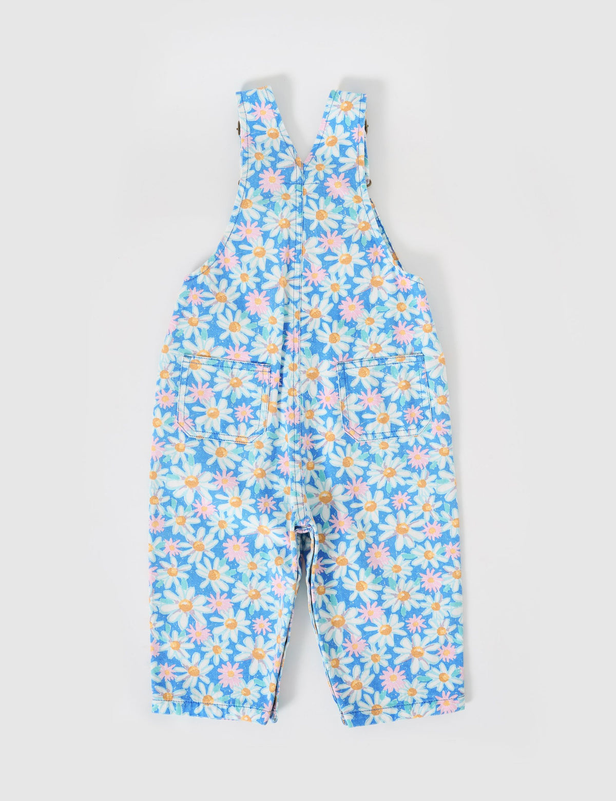 Goldie + Ace Austin Overalls - Seaside Daisy | Laurie Claire Kids