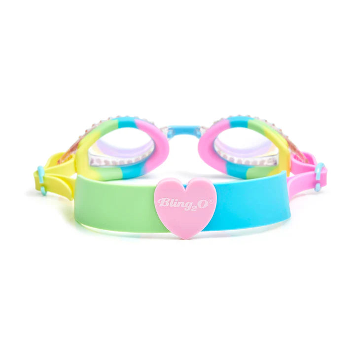 Cotton Candy Swirl - Classic Edition Swim Goggles | Laurie Claire Kids